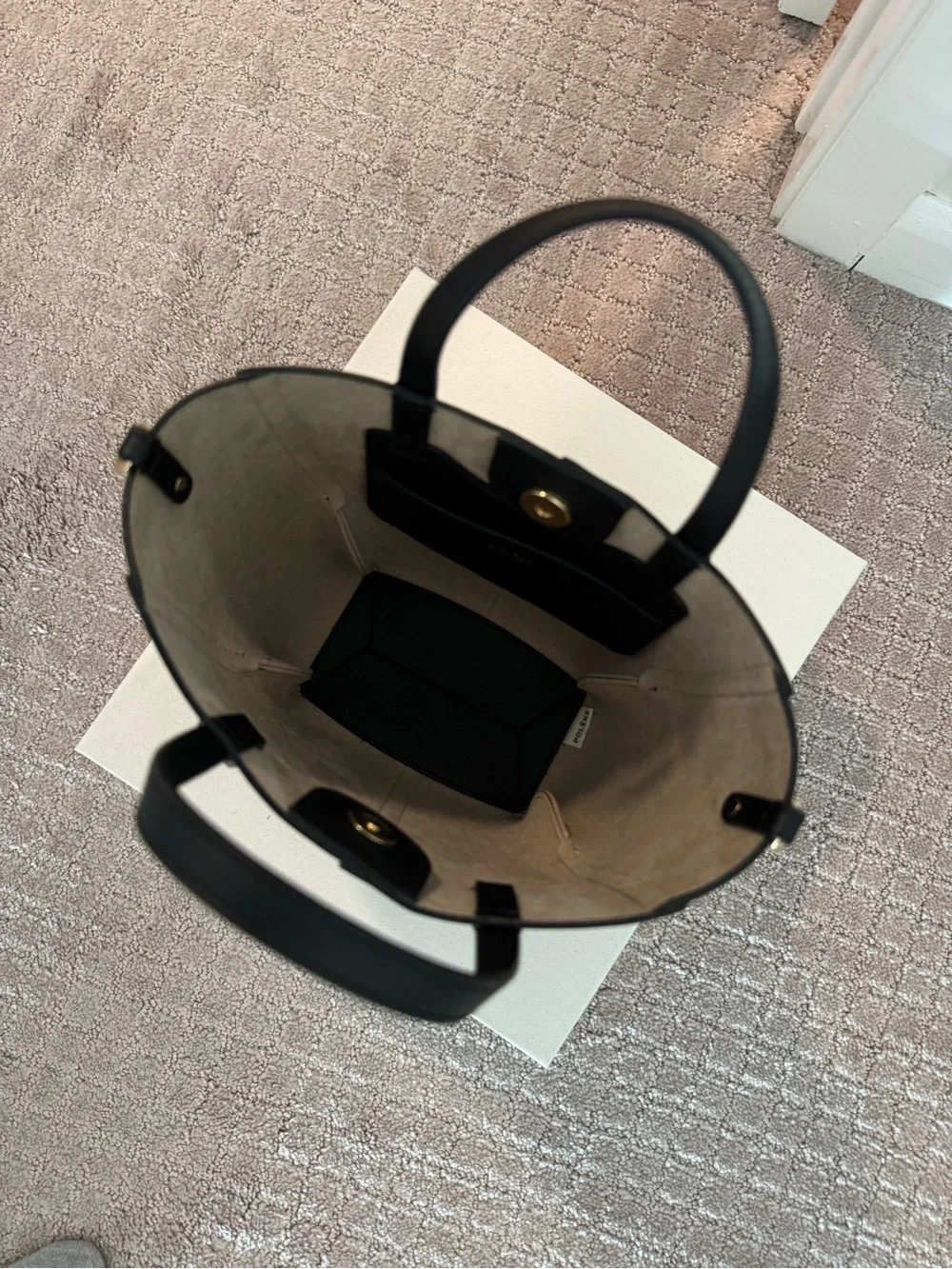 Bags | Polene Cyme Nano Tote | Poshmark